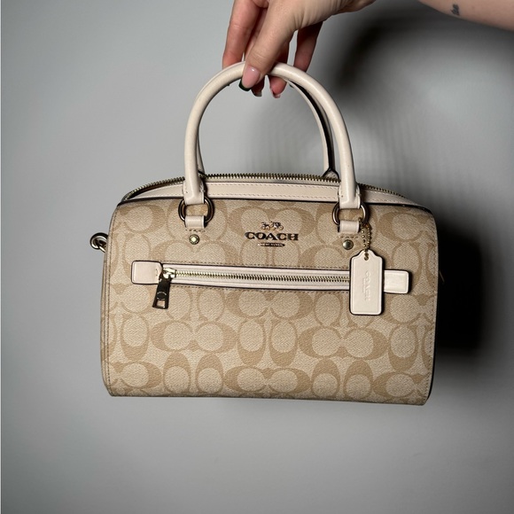 Coach | Bags | Coach Beige Handbag | Poshmark